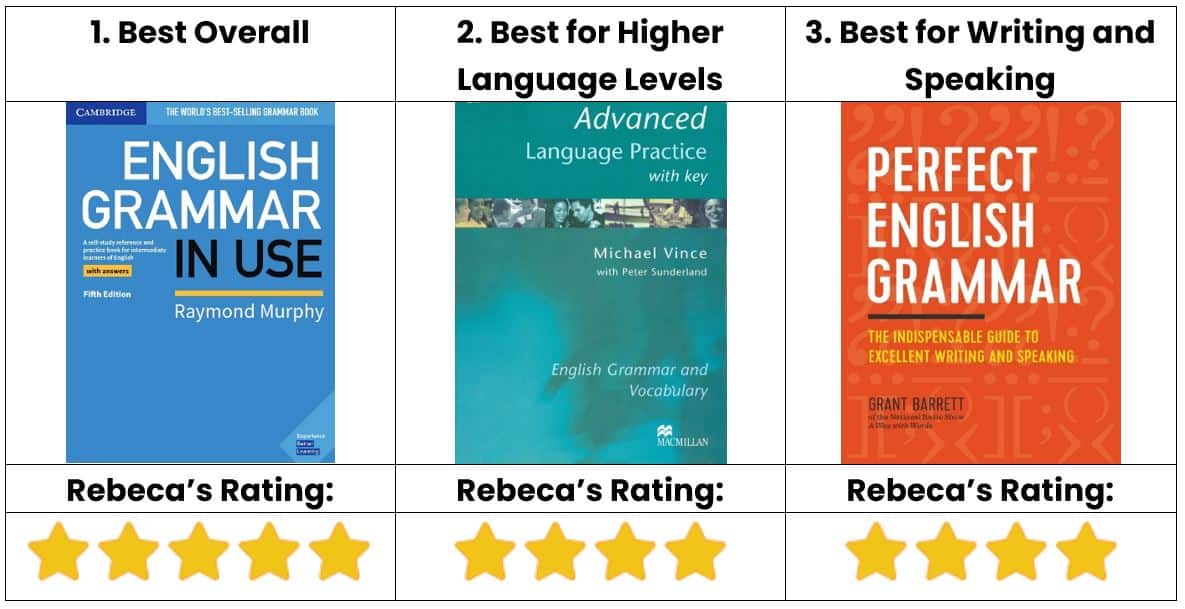 3 Best English Grammar Books That Will Help You Improve Immediately